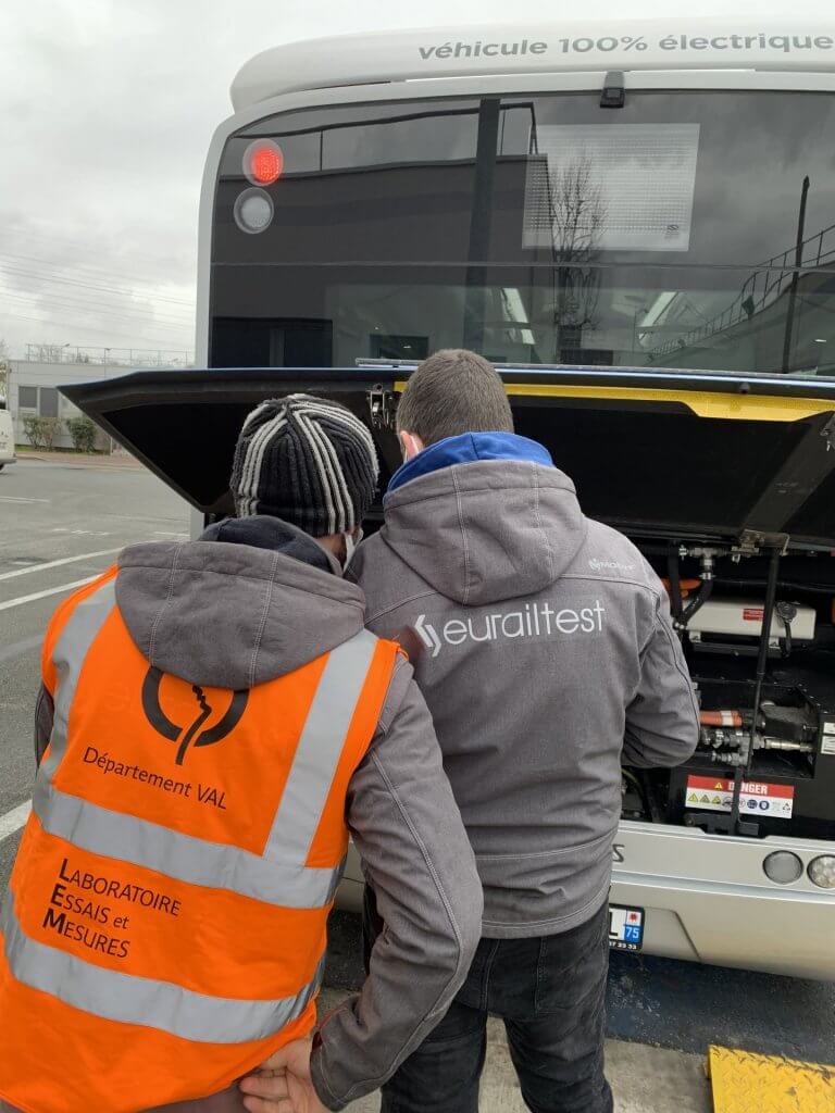 Measurement of Human Exposure on Electric Buses